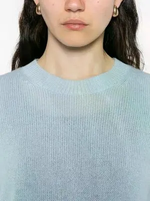 ALLUDE Crew-neck Cashmere Sweater