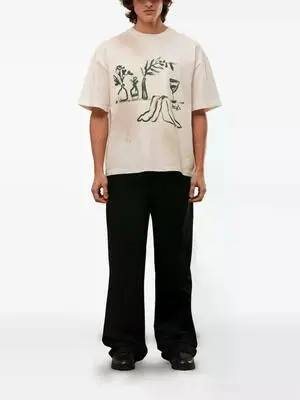 ROUGH. Logo-print T-shirt