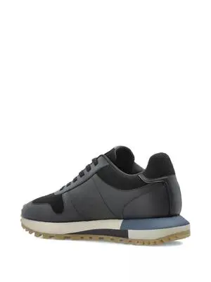 Emporio Armani Leather Panelled Sneakers