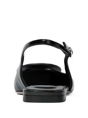 Jacquemus Duelo Leather Flat Pumps