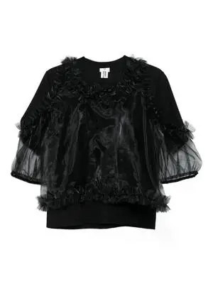 Noir Kei Ninomiya Sheer Blouses