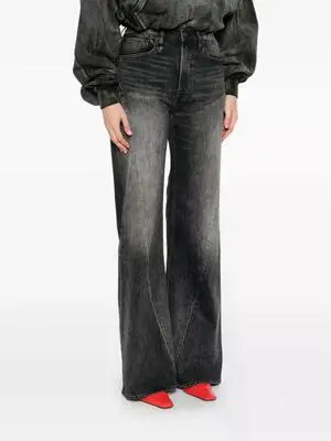 R13 Panelled High-waist Jeans