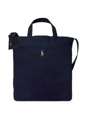 Polo Ralph Lauren Logo-embroidered Tote Bag - Blue