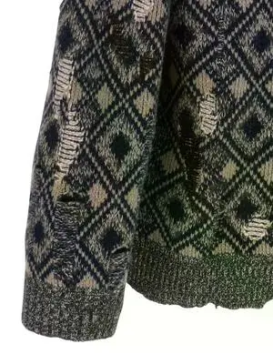 WALES BONNER Sibling Cardigan - Grey