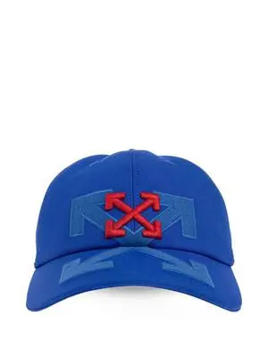 Off-White Logo-patch Baseball Cap - Blue
