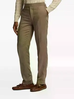 Ralph Lauren Purple Label Cuffed-detail Trousers