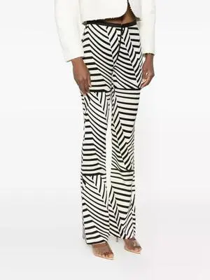 GEMY MAALOUF Stripe-pattern Trousers