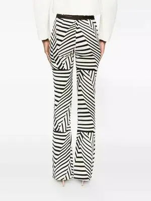 GEMY MAALOUF Stripe-pattern Trousers