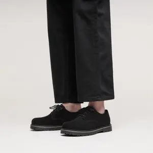 BIRKENSTOCK Highwood Lace-up Low Suede Leather Shoes - Black