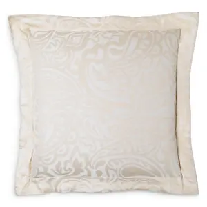 Frette Paisley Jacquard Euro Sham Exclusive - Sand/milk