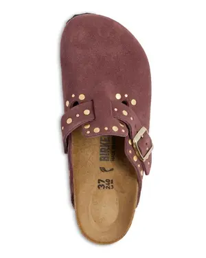 BIRKENSTOCK Boston Rivet Clogs - Pepper