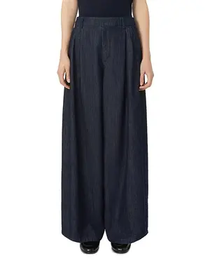 Max Mara Wide Leg Denim Pants