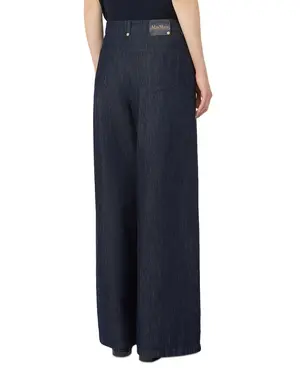Max Mara Wide Leg Denim Pants