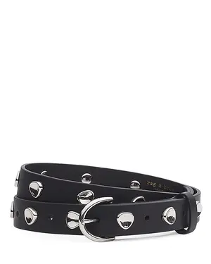 Rag & Bone Brynn Studded Belt - Black