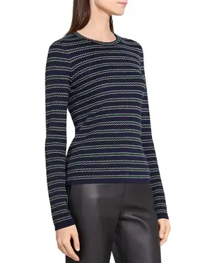 Theory Stripe Wool Top