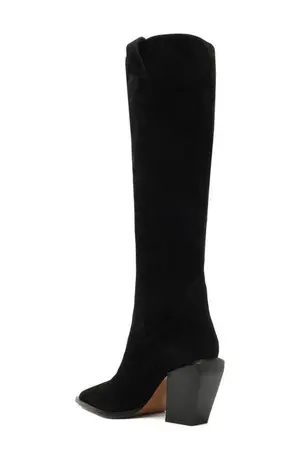 Schutz Maine Up Pointed Toe Boot - Black