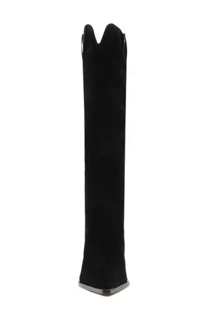 Schutz Maine Up Pointed Toe Boot - Black