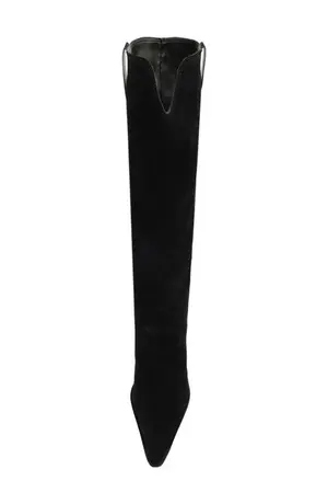 Schutz Maine Up Pointed Toe Boot - Black