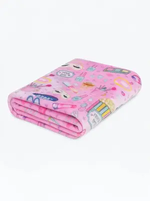 PREPPY GOOSE Plush Sports Blanket - Multicolor