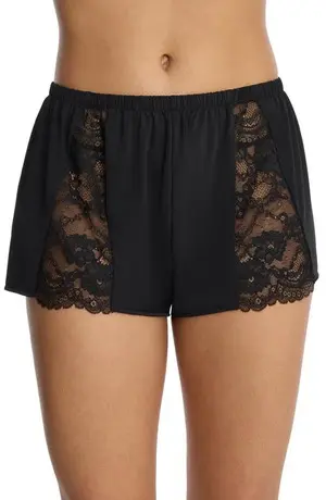 SKARLETT BLUE Minx Flowy Lace Short - Black