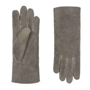 AGNELLE Denise Shearling Gloves - Bitume