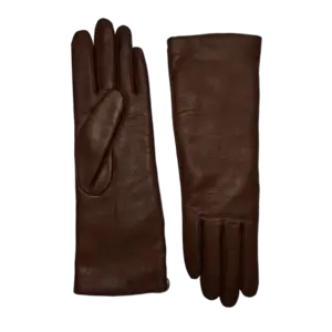 AGNELLE Christina Lambskin Gloves - Whisky