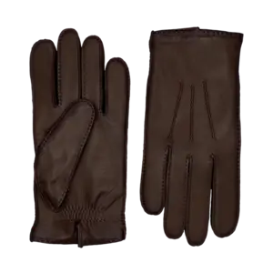 AGNELLE Arthur Lambskin Gloves - Whisky Patine