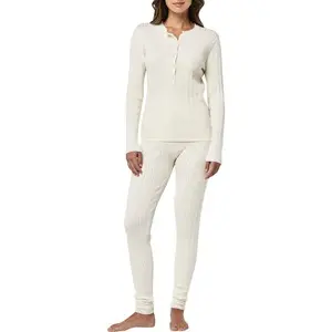 PAPINELLE Pointelle Pajamas - Ecru