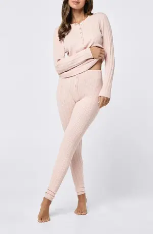 PAPINELLE Pointelle Pajamas - Pearl Blush