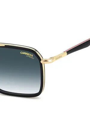 Carrera Eyewear 55mm Navigator Sunglasses - Black Red/dark Blue