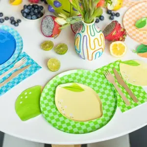 JOLLITY & CO Le Dinner Lemon Dessert Plates