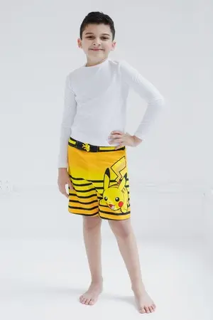 POKEMON Printed Swim Trunks
