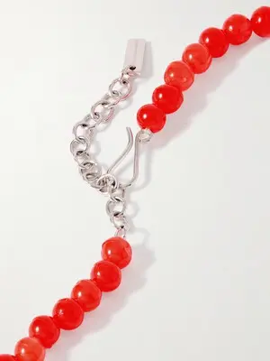 Completedworks Rhodium-plated Resin Necklace