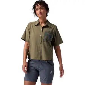 BACKCOUNTRY Slickrock Short-sleeve Button-up Jersey - Kalamata