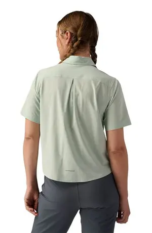 BACKCOUNTRY Slickrock Short-sleeve Button-up Jersey - Silt Green