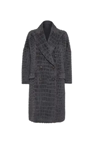Brunello Cucinelli Textured Coats For Women