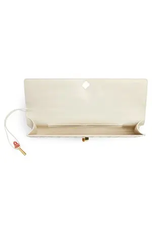 Bottega Veneta Long Andiamo Clutch - Sea Salt/mushroom-mb