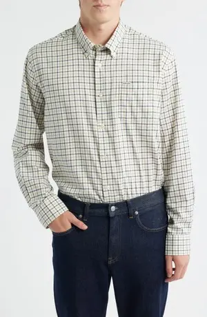 Barbour Preston Regular Fit Tattersall Button-down Shirt