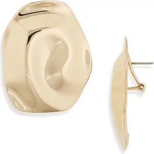 Carolina Herrera Sculptural Statement Earrings - Gold