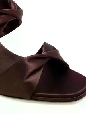 AQUAZZURA 75mm Satin Sandals
