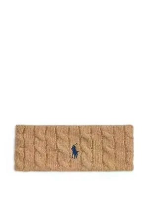 Polo Ralph Lauren Cable-knit Headband - Neutrals
