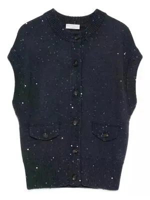 Brunello Cucinelli Sequin-embellished Cardigan