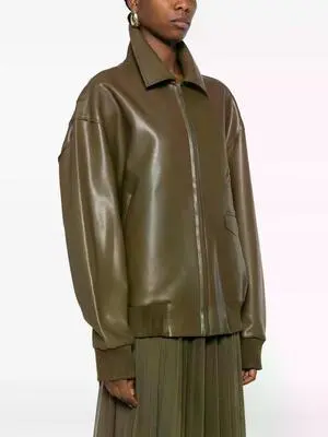 Norma Kamali Zip-front Bomber Jacket