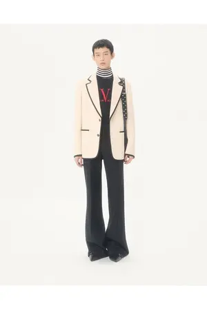 Valentino Garavani Nylon Gabardine Trousers