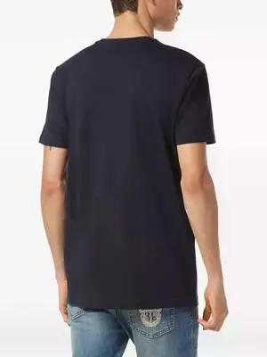 BILLIONAIRE Crest Round-neck T-shirt - Blue