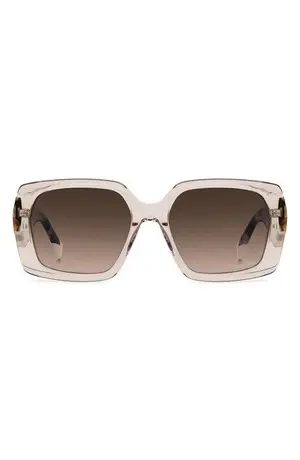 Missoni 55mm Gradient Rectangular Sunglasses - Champagne/brown Sf