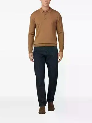 Boggi Milano Wool Polo Sweater