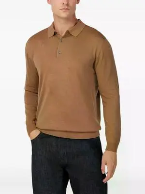 Boggi Milano Wool Polo Sweater