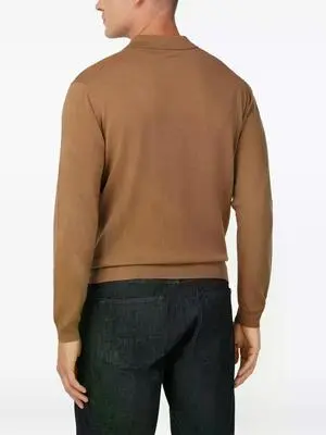 Boggi Milano Wool Polo Sweater