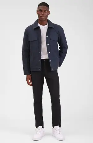 Bagatelle Flannel Snap-up Trucker Jacket